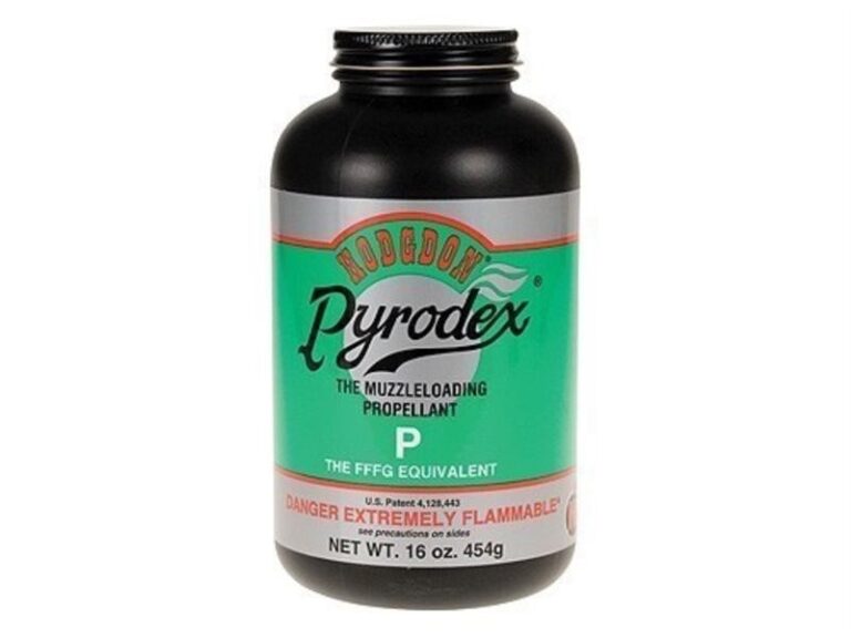 Hodgdon Pyrodex P Black Powder Substitute- 1 Lb. HAZMAT Fee