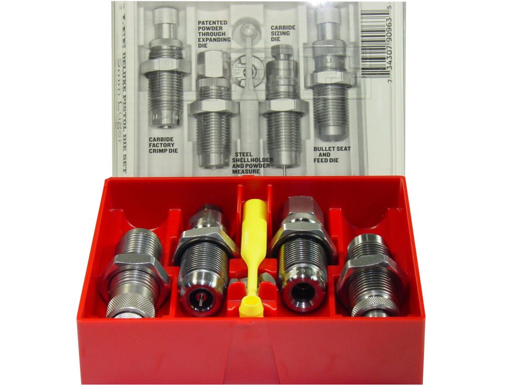 Lee Deluxe 9mm Luger Carbide 4-Die Reloading Set