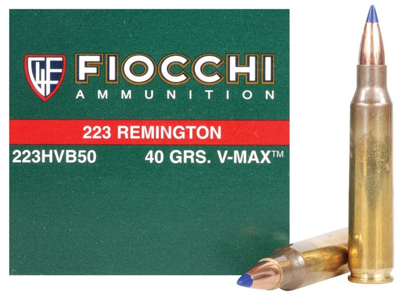 Fiocchi Extrema .223 Remington 40 Gr. Hornady V-Max- Box of 50 - Selway ...
