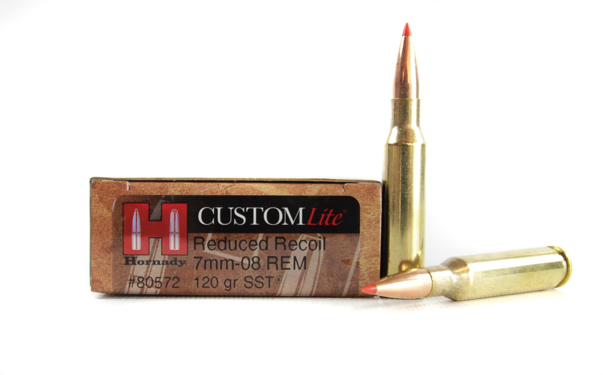 Hornady Custom Lite 7mm-08 Remington 120 Gr. SST- Box of 20