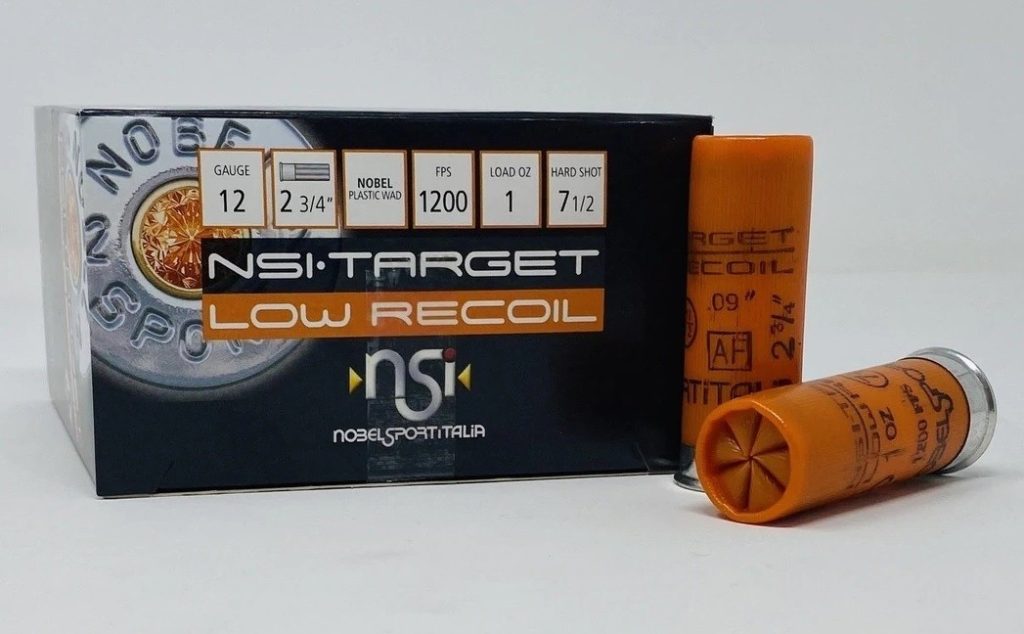 NobelSport LR1 Low Recoil 12 Gauge 2-3/4" 1 oz #7.5 Lead Shot- Box of 25