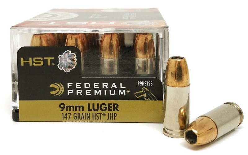 Federal Premium Personal Defense 9mm Luger 147 Gr. HST Jacketed Hollow Point- Box of 20