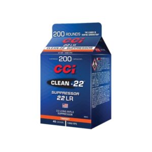 CCI Clean-22 Suppressor .22LR 45Gr. Polymer Coated Bullet